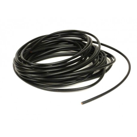 Cable eléctrico negro universal, 1,5mm, 5 metros