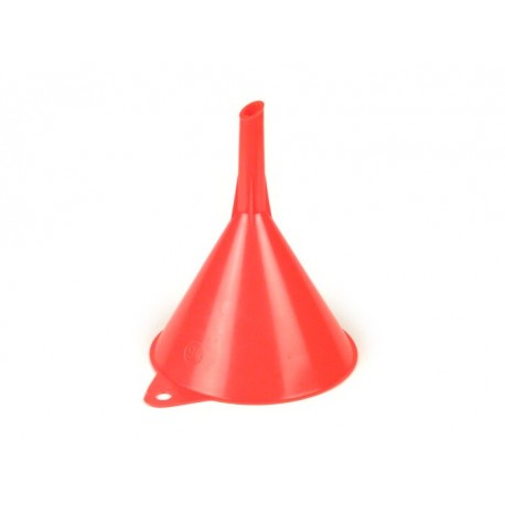 Embudo gasolina rojo, diámetro boca 164mm