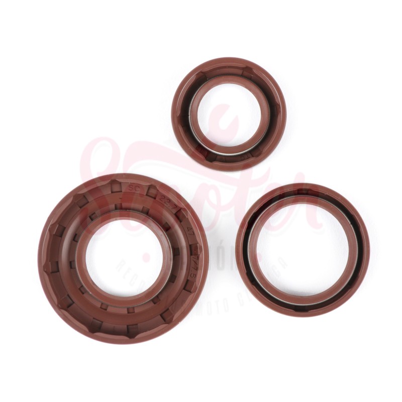 Retenes Viton BGM PRO motor Vespa 50/75, Super, SL, Primavera, PKS, Junior