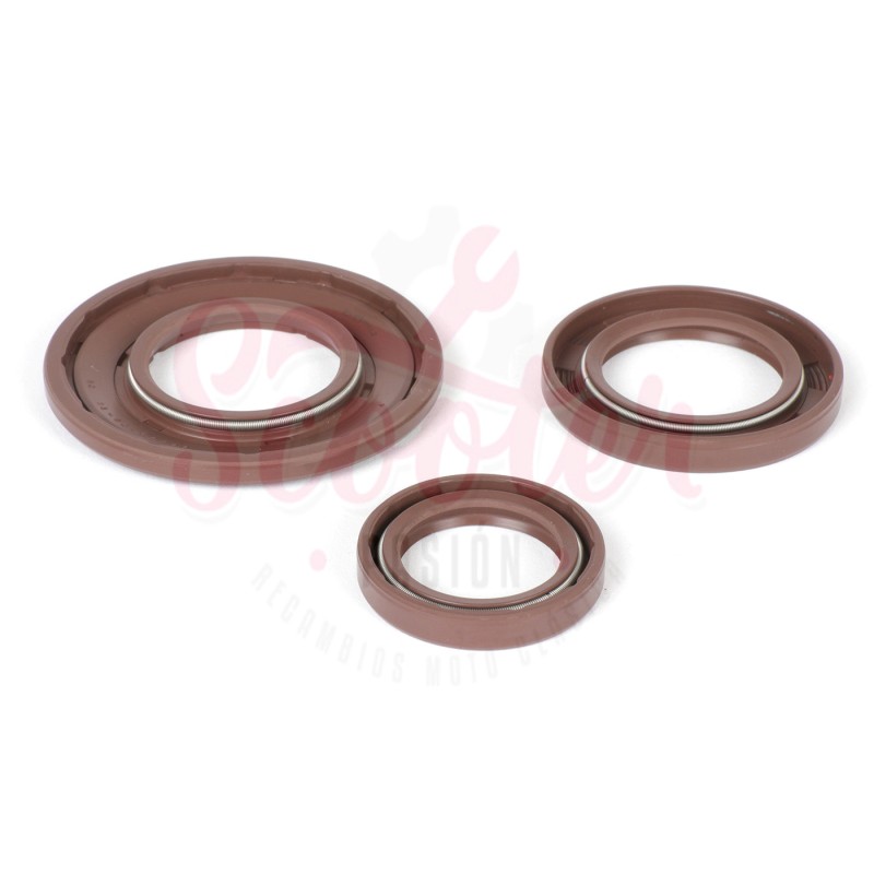 Retenes Viton BGM PRO motor Vespa PX Disco, IRIS, TX, T5, Cosa